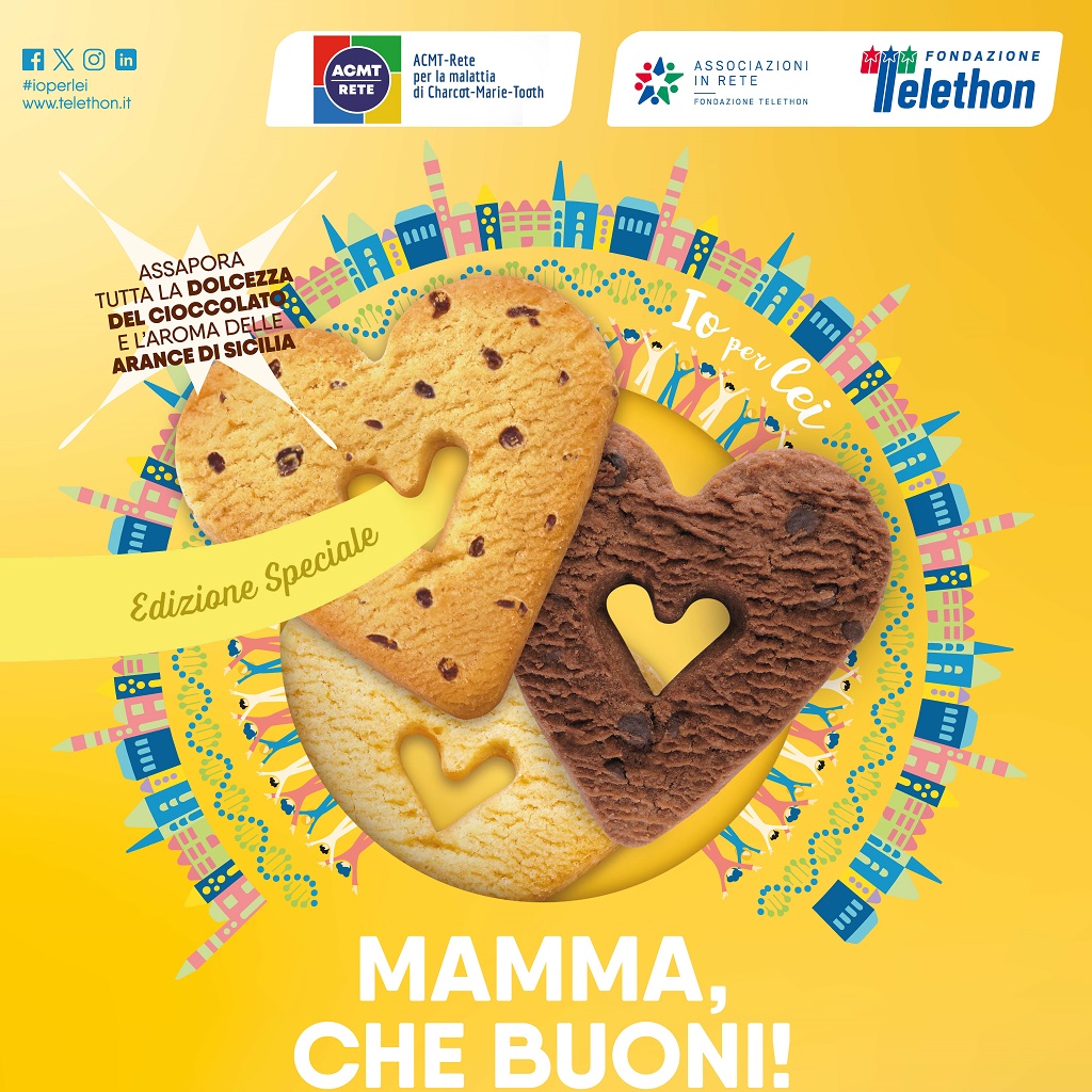 Sostieni la Ricerca con i Cuori di Biscotto Telethon | ACMT-Rete